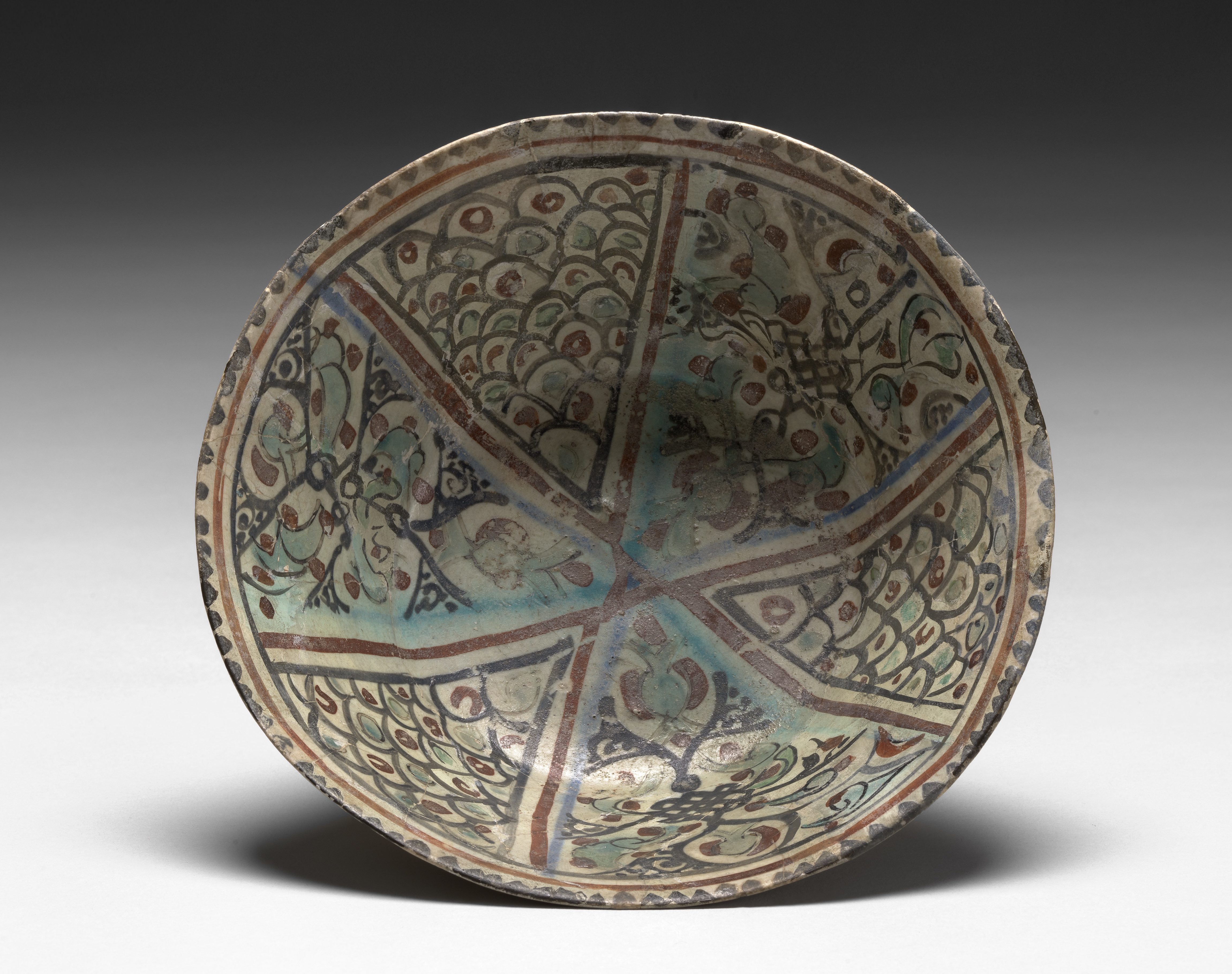 Minai bowl with radiating fish-scale design – ABOUT FACE: A Student ...