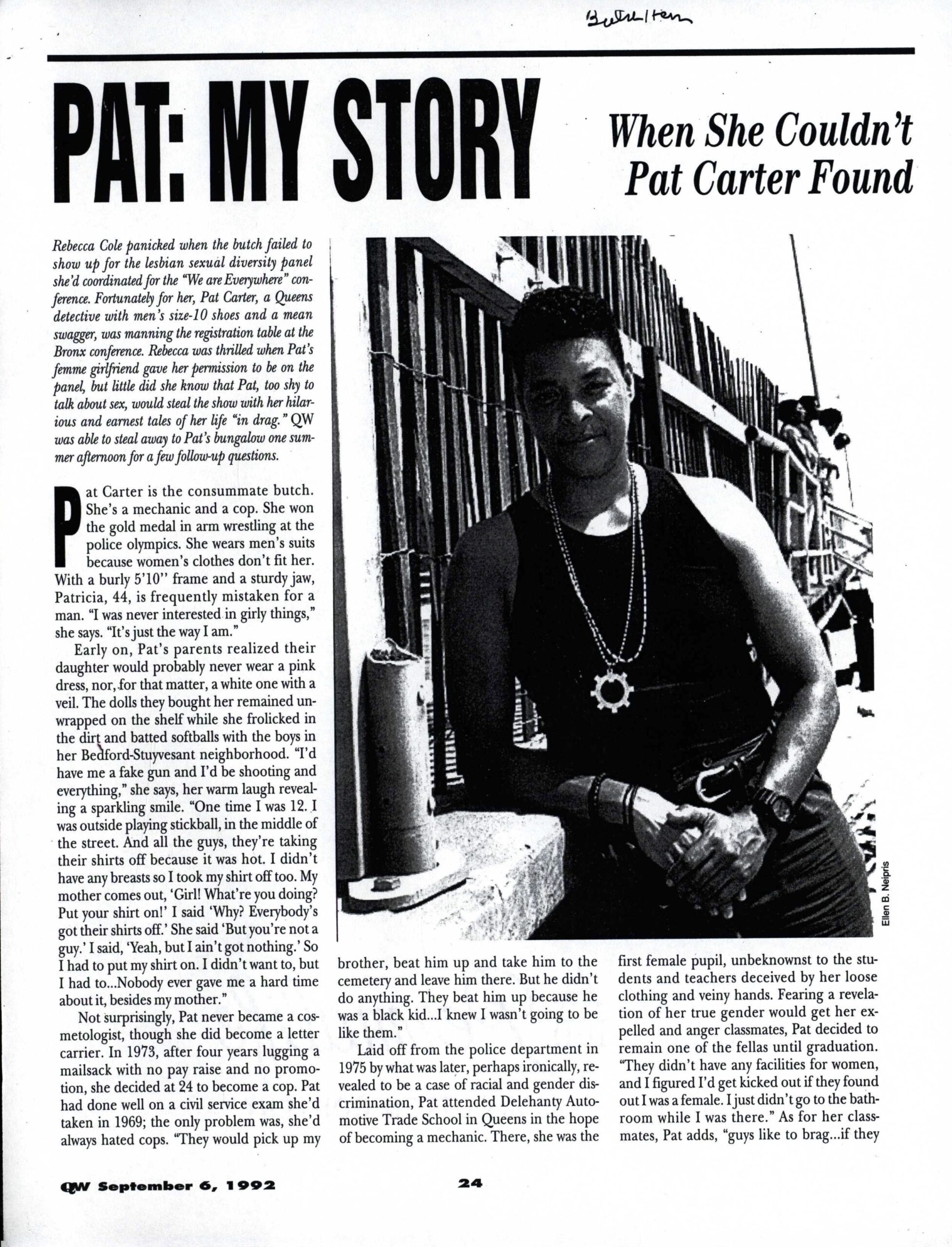 From Their Voices: Experiences + Reflections From the Community – Depicting Desire: Butch/Femme ...