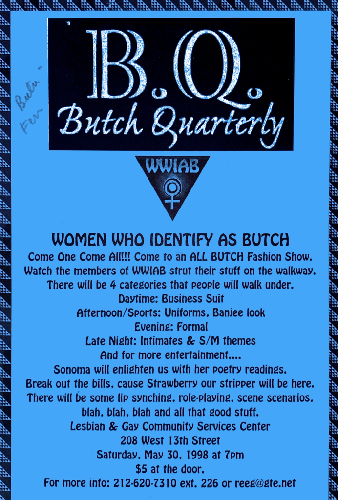 Depicting Desire: Butch/Femme Representation in the Late 20th Century ...