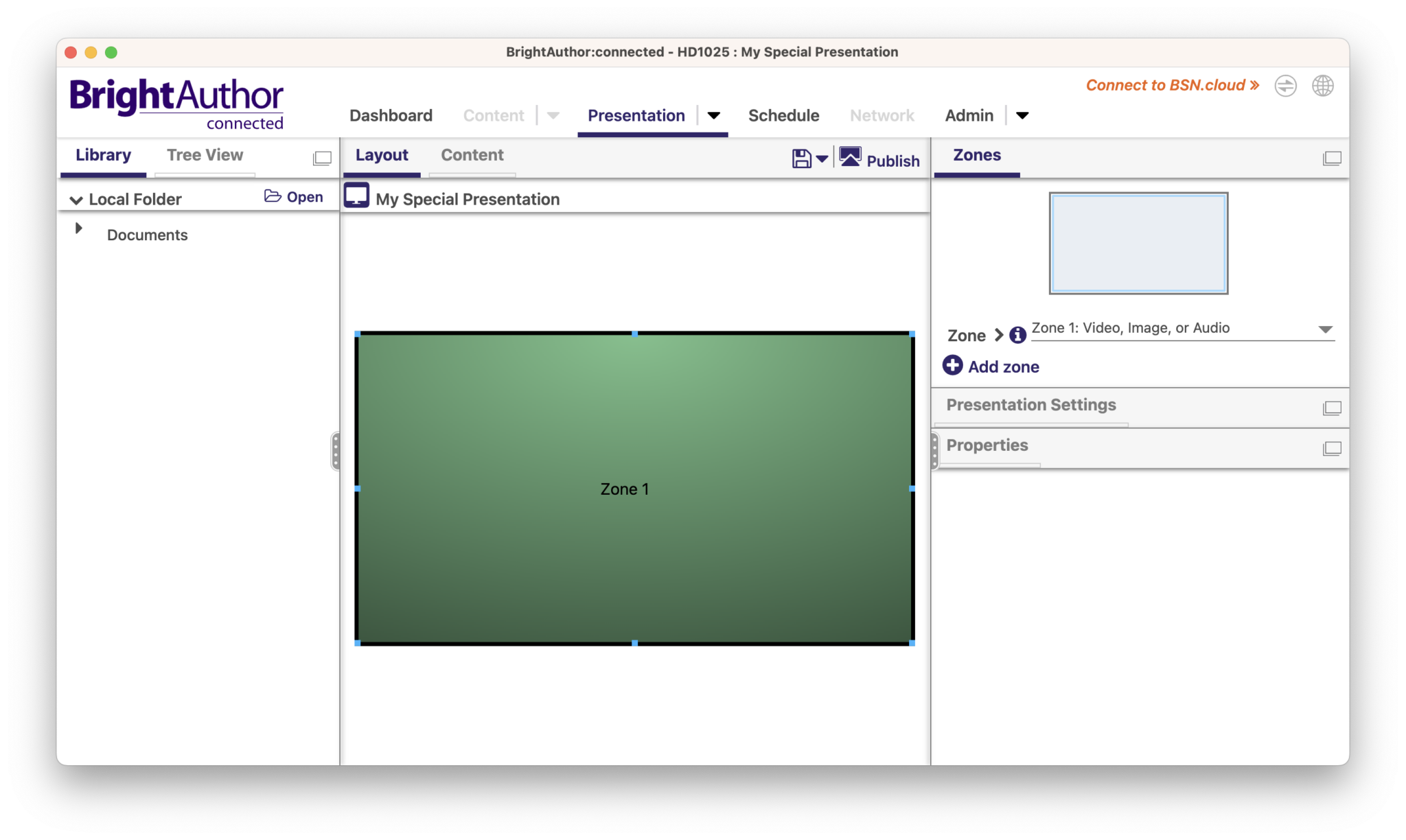 How to Create a BrightSign Presentation – Smith College Imaging Center ...