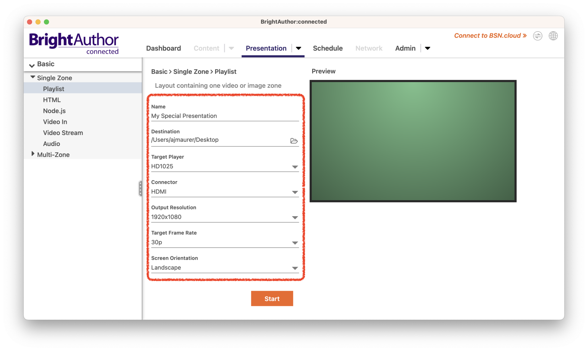How to Create a BrightSign Presentation – Smith College Imaging Center ...