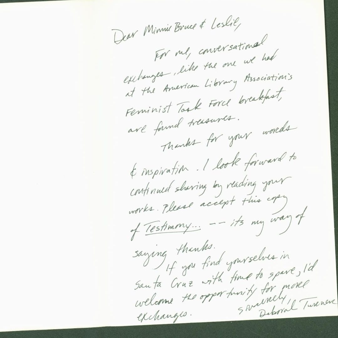 The Leslie Feinberg Library: Signed Copies – An Exploration of Signed ...