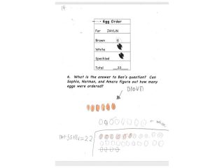 Student Work Math Stories