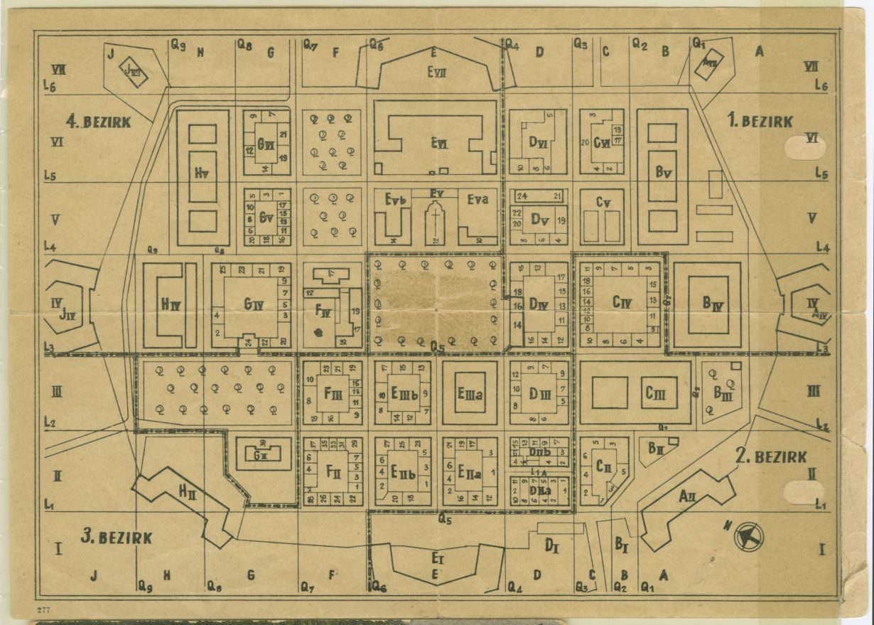 Mapa De Theresienstadt